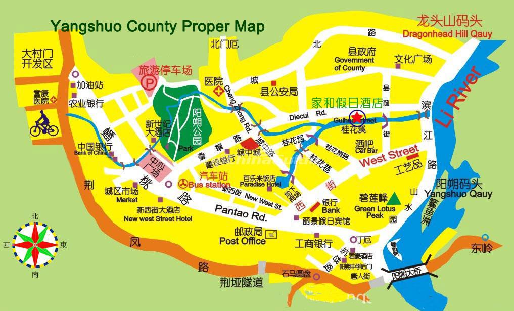 Yangshuo Map